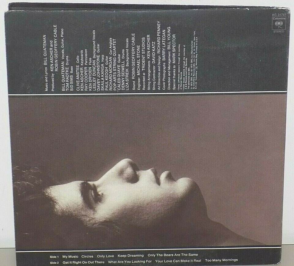 BILL QUATEMAN SELF TITLED VINYL LP RECORD ALBUM (1973) | eBay