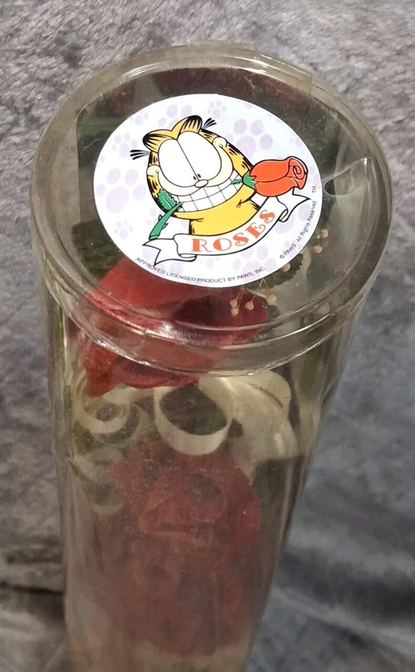Vintage Garfield Plush Roses Christmas Paws Cartoon Stuffed Animal Jim ...