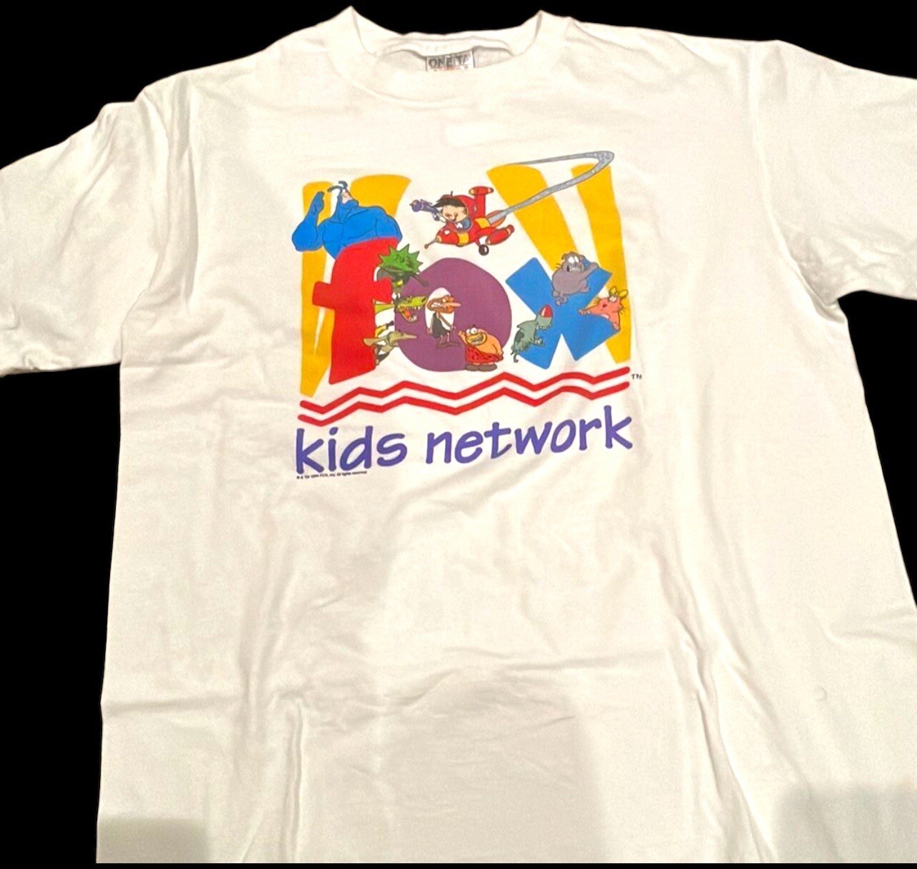 Rare Vintage 1994 FOX Kids Network Promo Shirt Bobby… - Gem