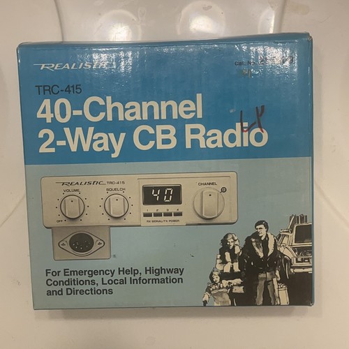 Vintage Realistic TRC-415 CB Radio 40 Channel Open Box 2-Way CB Radio ...