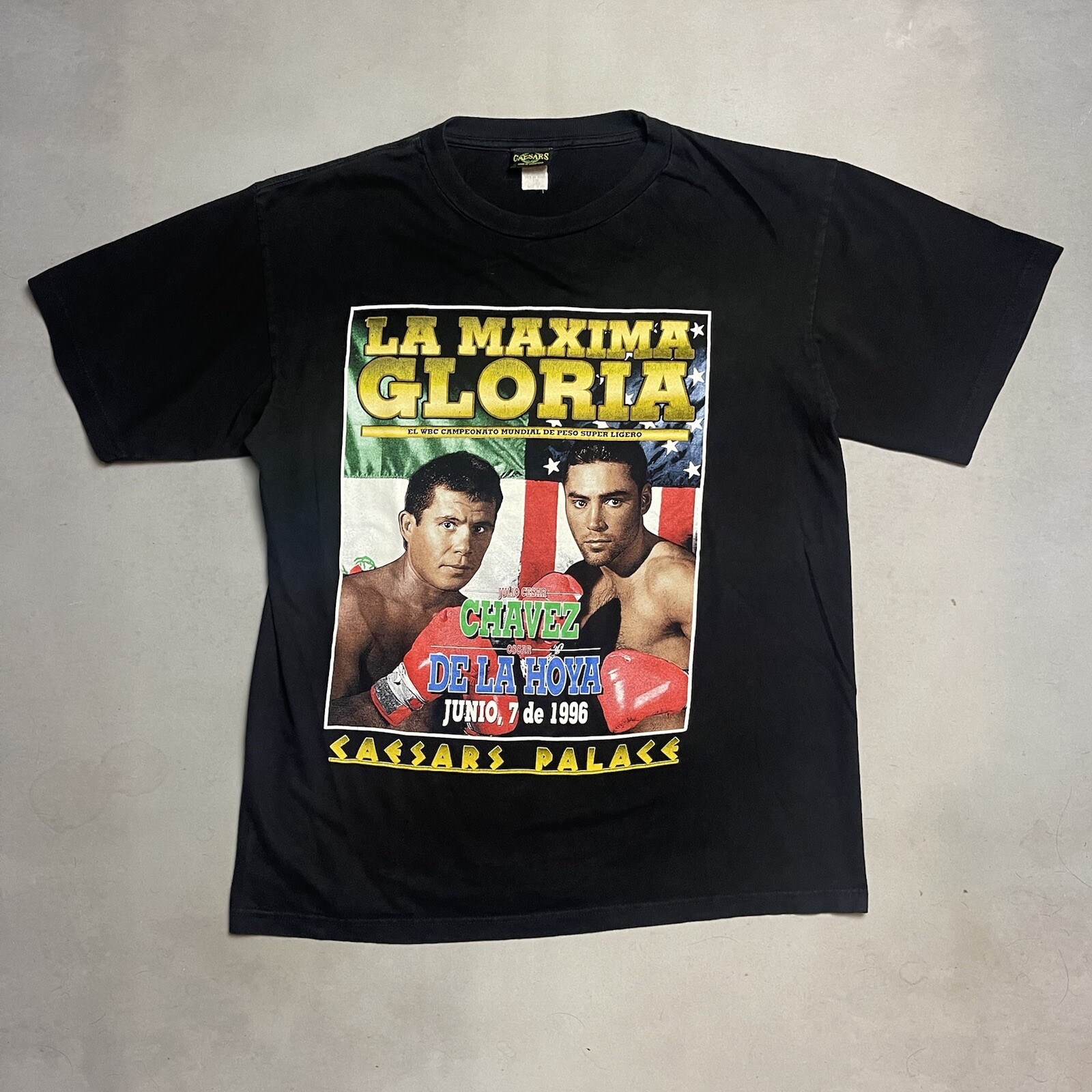 Vintage 1996 La Maxima Gloria Chavez vs De La Hoya a… - Gem