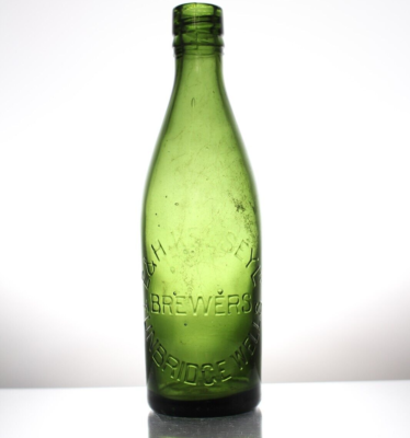 Antique Glass Bottles Identification Vintage Antique Green Glass Beer