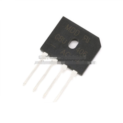 10 x GBU406 Bridge Rectifier Full Wave 600Volts 4Amp Flat Rectifier | eBay