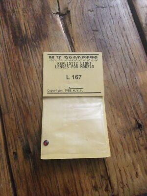 MV Products Lenses #167 Red - .166 Dia. | eBay