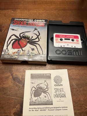 Cosmi Spider Invasion Game Atari 400/800 | eBay