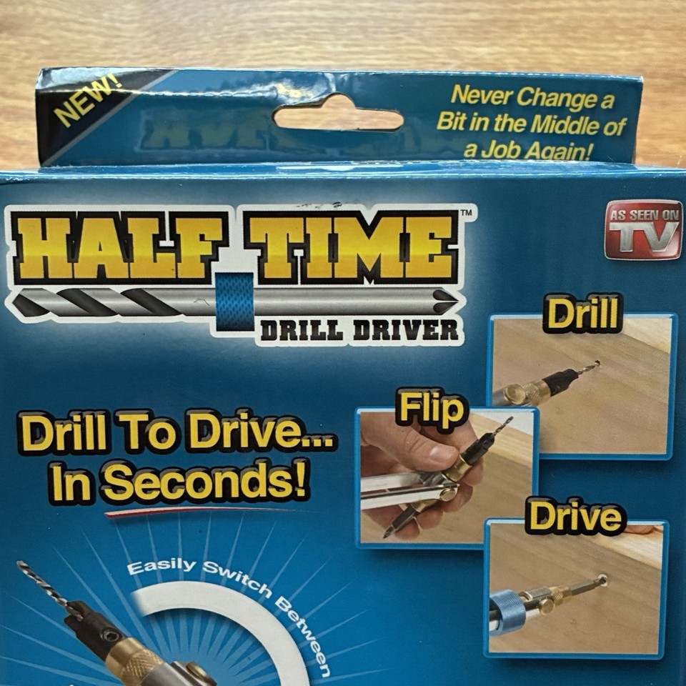 Half Time Drill Driver Set Multi Function Screwdriver with Bonus Case New in Box | eBay