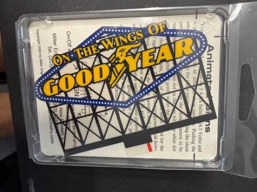 miller engineering animated signs - HO scale "on the wings of Goodyear ...