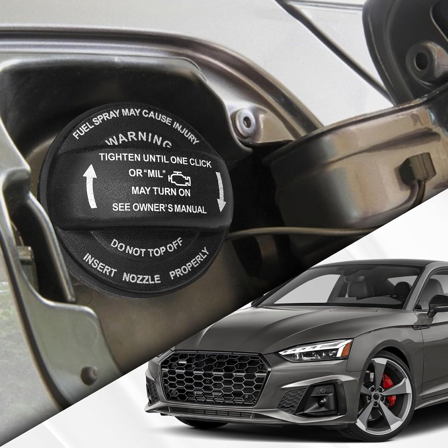 5C0201550T Fuel Tank Gas Cap for 08–17 Audi A4 A5 Q5 S4 S5 RS5 SQ5 A8 ...