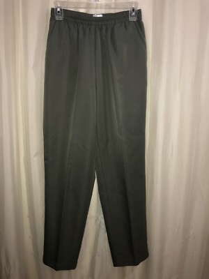 KORET Women's OLIVE Elastic Waistband Pants Slacks Size SMALL | eBay