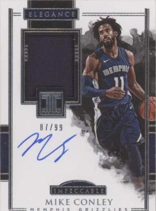 2017-18 Panini Impeccable - Elégance Veteran Jersey Autographs Mike ...