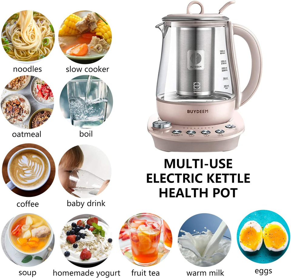 BUYDEEM K2693 Health Pot, Health-Care Beverage Electric Kettle with ...