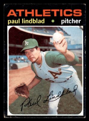 1971 Topps Baseball #658 Paul Lindblad VG+ | eBay