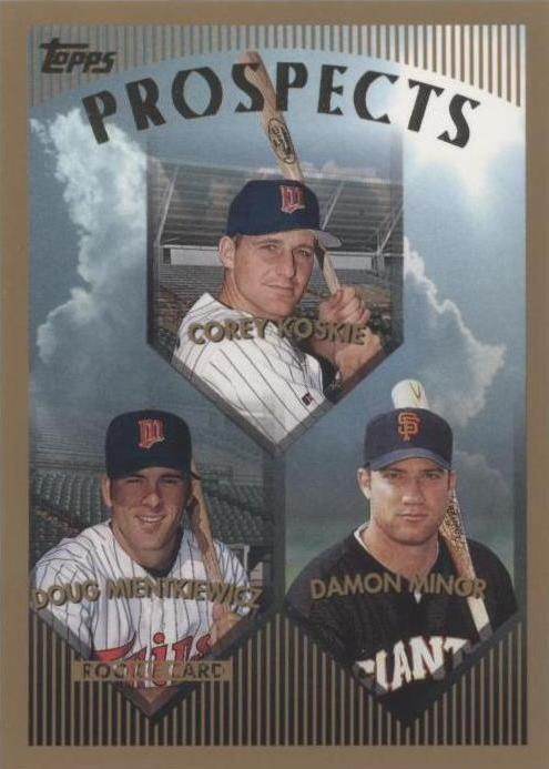 1999 Topps - Prospects Doug Mientkiewicz, Corey Koskie, Damon Minor ...