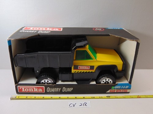 TONKA QUARRY DUMP TRUCK #92207 STEEL CONSTRUCTION FARM TOYS 1996 HASBRO ...