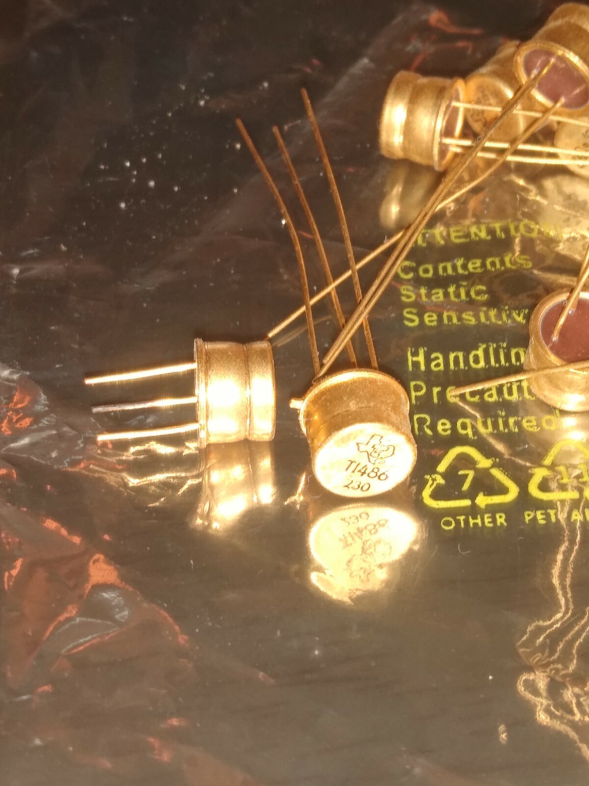 RARE Texas Instrument GOLD semiconductors TI486 TI 465 | eBay