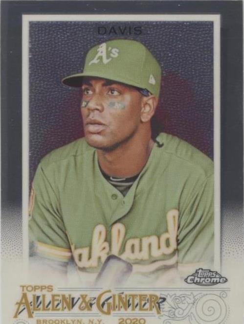 2020 Topps Allen & Ginter Chrome - Khris Davis #180 for sale online | eBay