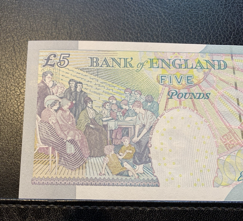 Bank of England £5 note Elizabeth Fry 2004 | eBay UK