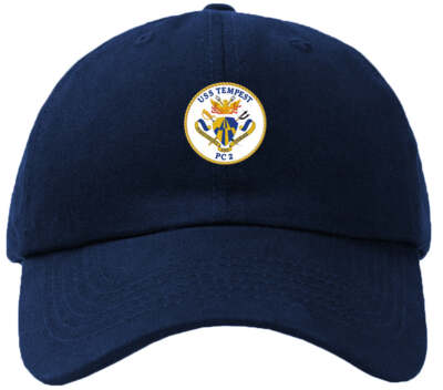 PC-2 USS Tempest Badge Navy Baseball Cap Hat Hook and Loop Closure | eBay
