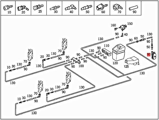 Genuine MERCEDES C140 R170 R230 W140 W168 W202 W210 Element 2028002075 ...
