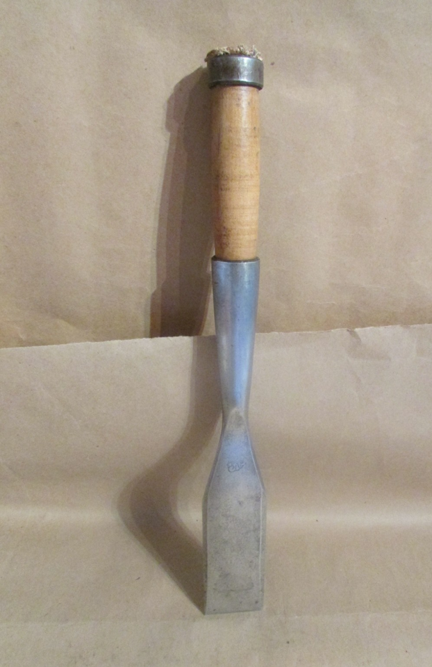 Vintage BARR 2" Timber Framing Chisel Wood Socket Handle & Steel Ferrule | eBay