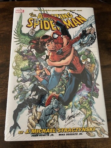AMAZING SPIDER-MAN VOLUME ONE JMS OMNIBUS HARDCOVER NEW *out of print ...