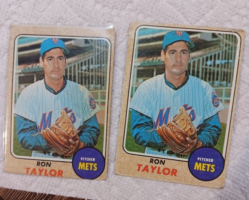 (2) 1968 Topps - Ron Taylor #421 Mets | eBay