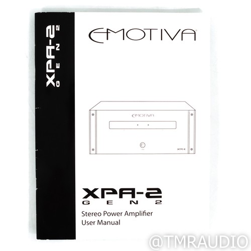 Emotiva XPA-2 Gen 2 Stereo Power Amplifier | eBay