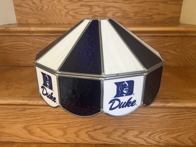Vintage Duke University Blue Devils Stained Glass Tiffany Style 14 ...