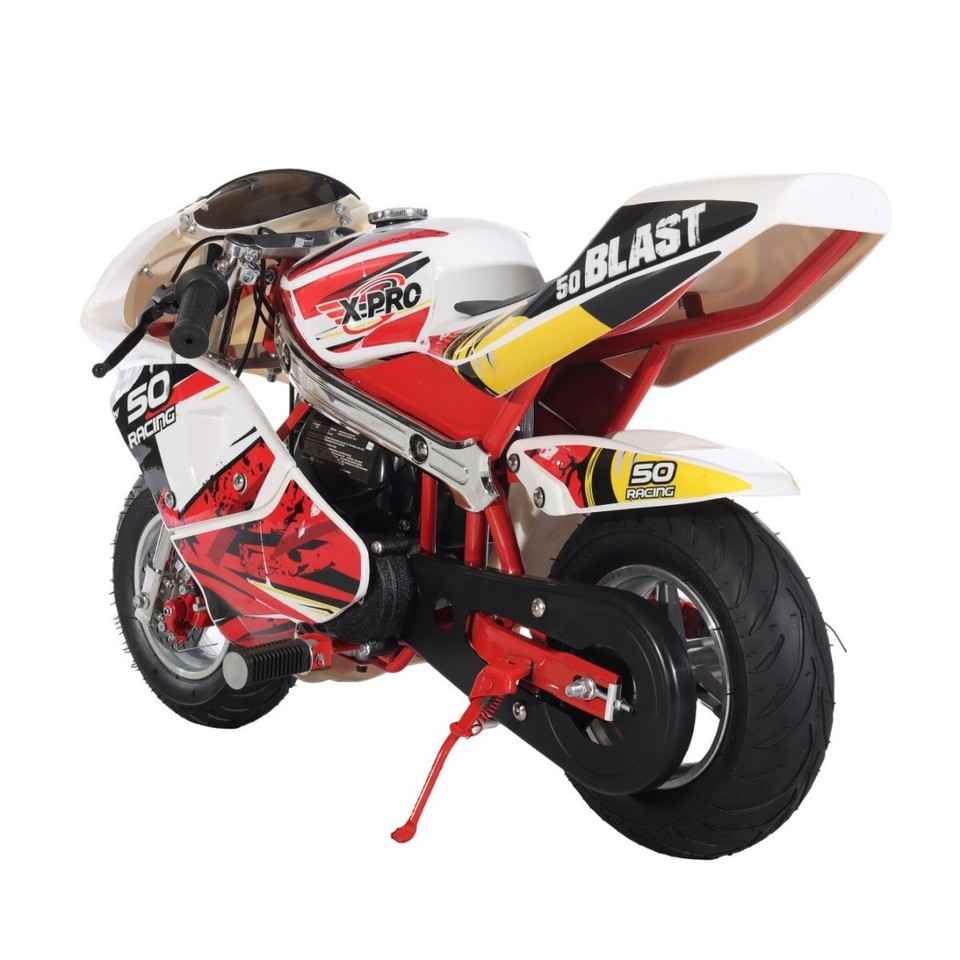 X-PRO 40cc Pocket Bike Gas Powered 4 Stroke Kids Mini Bike Off Road ...