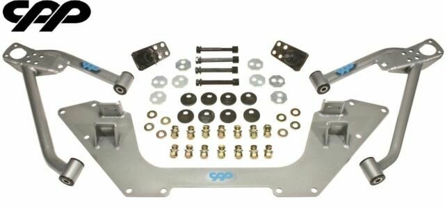 1962-67 Chevy Nova CPP Silver Mini Subframe Kit Lower Tubular Arms USA ...