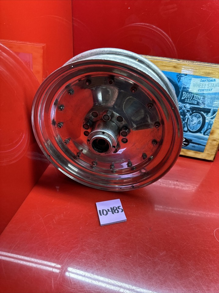 15" Spun Aluminum Centerline Mag Rear Wheel Harley Chopper Dick Allen ...