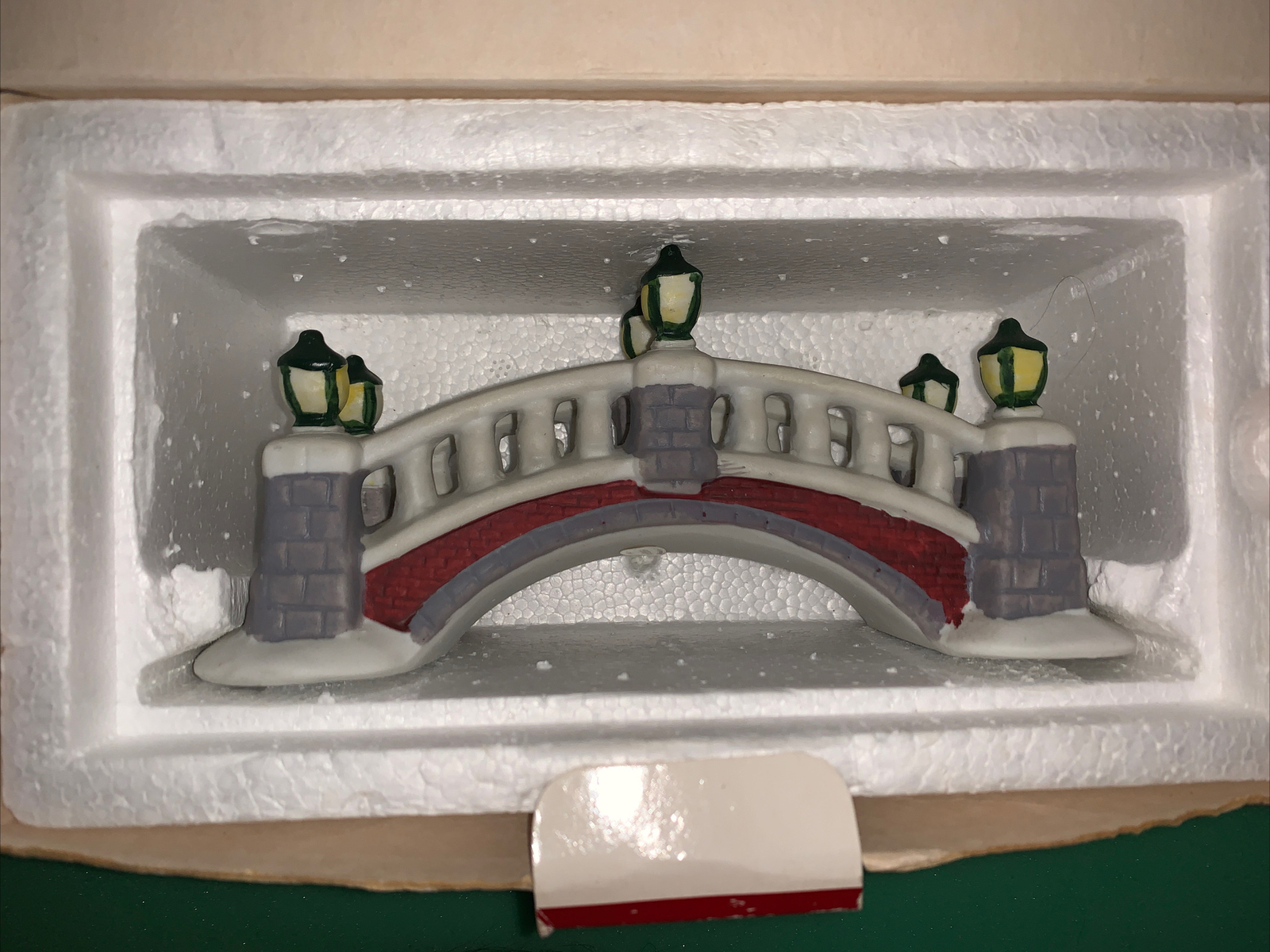 Lemax Village Collection Porcelain Column Bridge 6.25" Long 1994 for ...