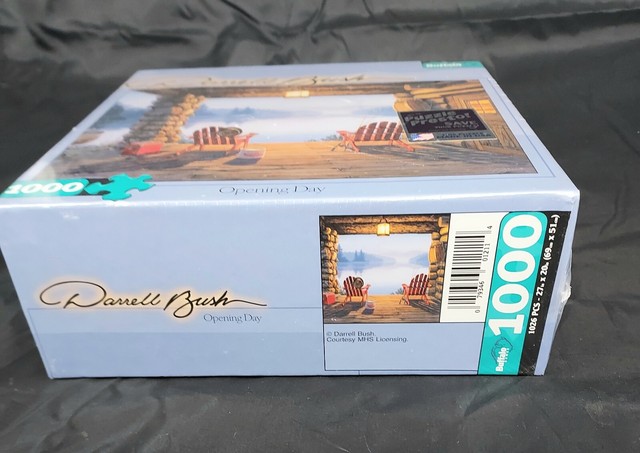 Opening Day Art of Darrell Bush 1000 PC Jigsaw Puzzle Buffalo Games ...