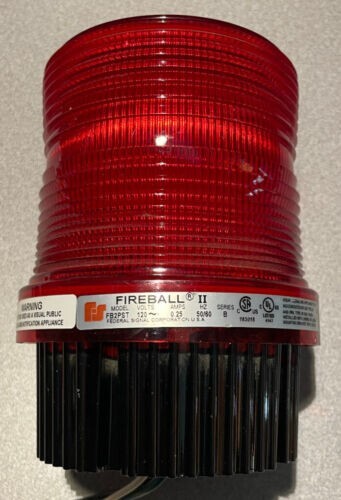 Federal Signal FB2PST-120R Warning Light Strobe Tube Red 120VAC | eBay
