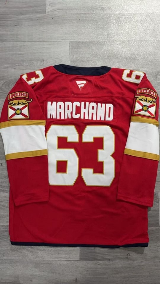 NEW Stitched Marchand #63 Brad Florida Pan*ther Name & Number Gift ...
