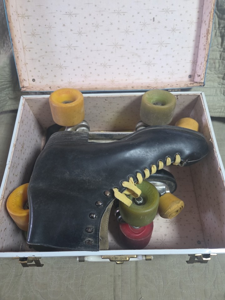 Vintage Sure-Grip Jogger Roller Skates Men’s Size 11 w/ Case Coast ...