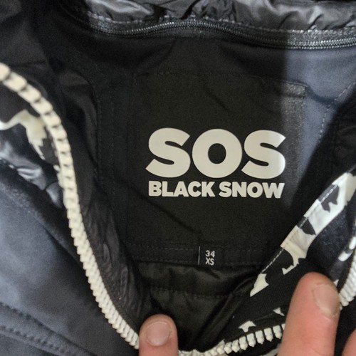 SOS Black snow/winter jacket, 34 XS (european sizing) From Scandinavia ...