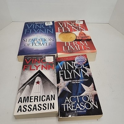 Lot of 4 Mitch Rapp Series Paperback Books by Vince Flynn | eBay