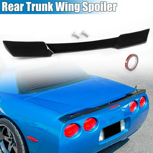 Rear Trunk Wing Spoiler Lid Gloss Black For Corvette C5 ZR1 Extended ...