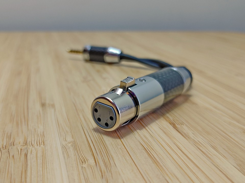 Hi-end Audio Balanced Audio Cable Adapter 4.4mm TRRS TRRRS To 4 Pin XLR ...