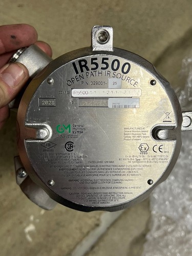 MSA IR5500 Open Path Infared Gas Detector IR General Monitors 329001-1 ...