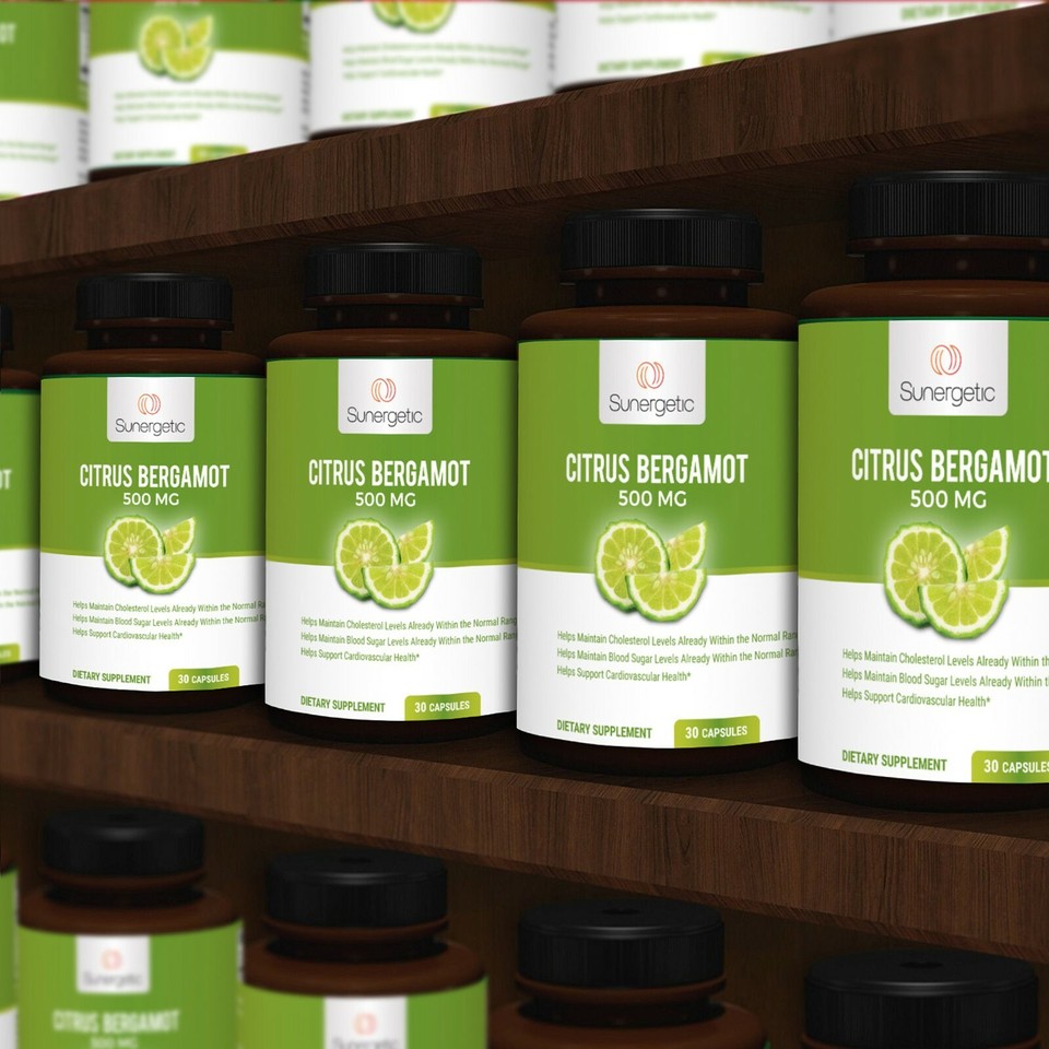 Premium Citrus Bergamot Capsules-With Clinically Studied Bergamonte®-30 ...