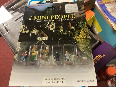 BACHMANN HO Scale MINI-PEOPLE NO# 42341 TRAIN WORK CREW | eBay