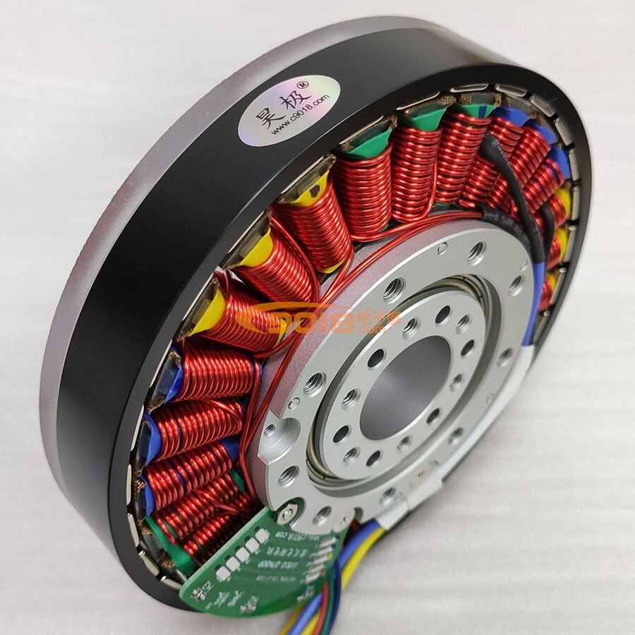 Small Hollow Shaft and Permanent Magnet Brushless DC Motor Generator ...