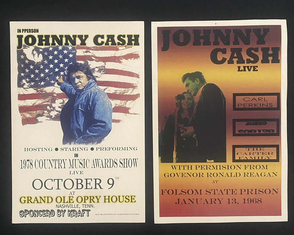 Johnny Cash Walk The Line Poster