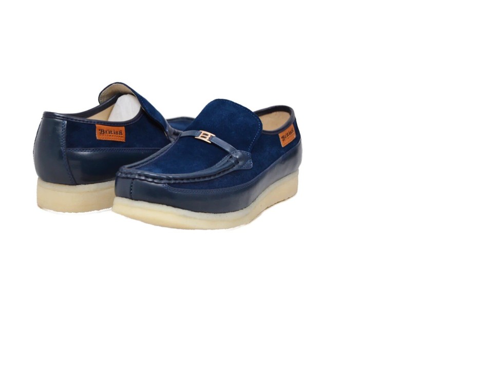 New British Walkers Original Power Play Black Green Burgundy Navy Suede ...