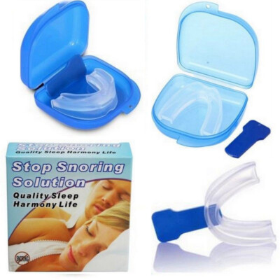 Reducing Snore Sleep Aid Mouth Guard Stop Anti Snoring Stopper Apnoea ...