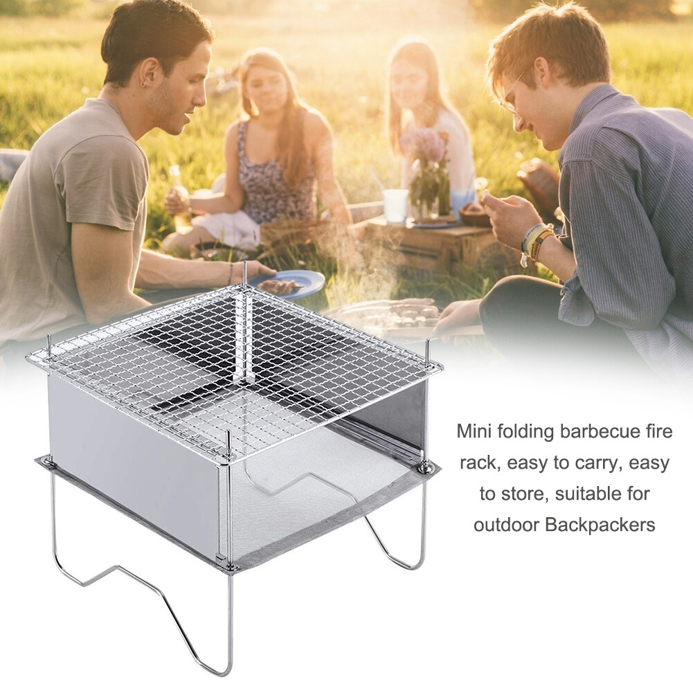 9.5Inch Burning Firewood Stove Mini Barbecue Fire-Pit for Outdoor ...