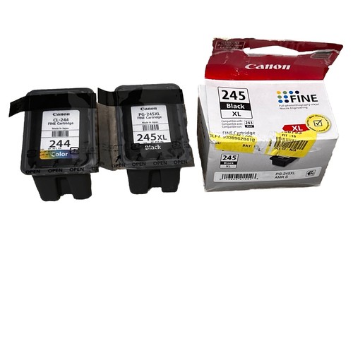 Canon PG-244 Color & 245 XL Black Genuine Ink Open Box | eBay