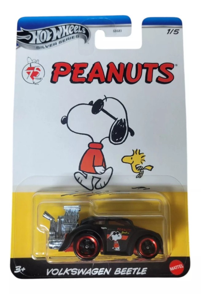 2025 Hot Wheels Silver Series Peanuts 75th Snoopy Volkswagen Beetle | eBay